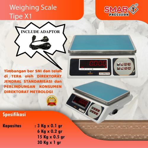 Jual Smart Timbangan Meja Digital - Weighing Scale - Tipe X1 - 15kg/0 ...