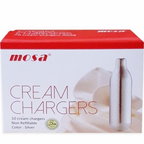 Jual mosa cream charger n20 refill gas isi 10 peluru isi whip/whipped ...