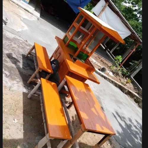 Jual gerobak nasi goreng dan satu set meja kursi free ongkir ...
