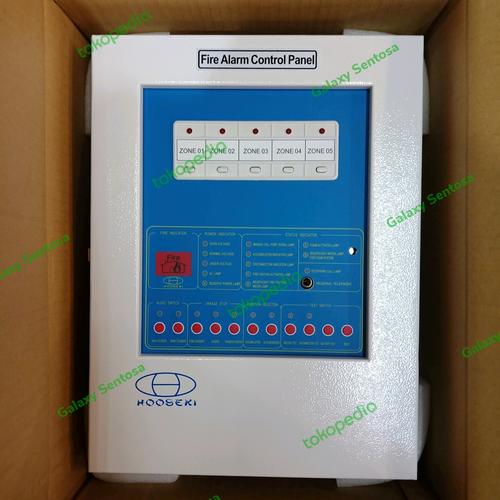 Jual MCFA/Panel Fire Alarm merk HOOSEKI Kapasitas 5 ZONE - Jakarta ...