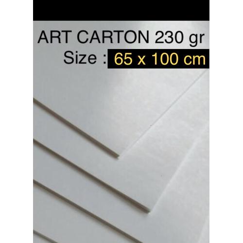 Jual Art Carton 230 gr ukuran 65x100 cm ,Bisa request potong min. 5 lbr ...