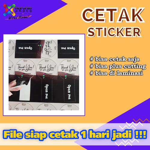 Jual Cetak Stiker / Sticker / A3+/STIKER CROMO/STICKER DURATAC(VINYL ...