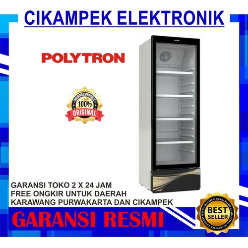 Jual SHOWCASE POLYTRON SCN 237 L 4 RAK DISPLAY COOLER KULKAS LOW WATT ...
