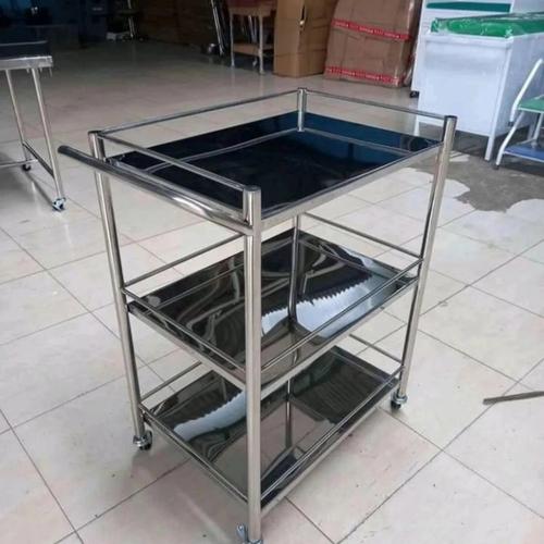 Jual Instrument trolly 3 susun,troli stainless 3 susun,troli 3 susun ...