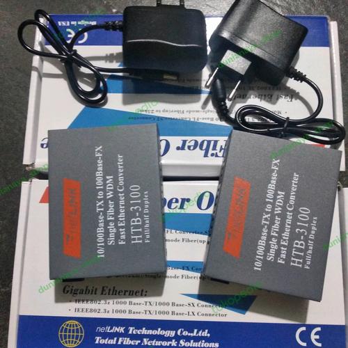 Jual HTB 3100 netlink net link A B 1 satu pasang optical media ...