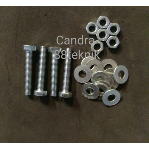 Jual BAUT MUR RING PLATE RING PER M16 Set Stainless SS 316 - Jakarta ...