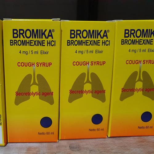 Jual Bromika Bromhexine HCl 60 ml elixir obat batuk sakit tenggorokan ...