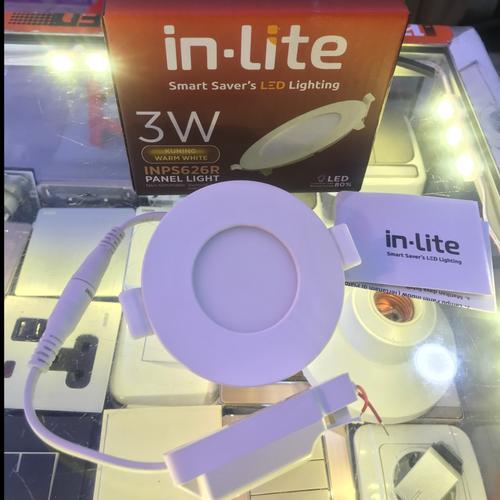 Jual LAMPU DOWNLIGHT LED INLITE 3 WATT 3W 3WATT 6500k PUTIH IN-LITE ...