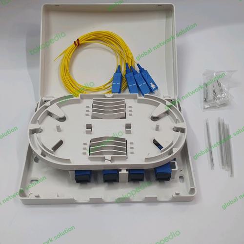 Jual roset 4 core lengkap sc / roset optik 4 core sc fullset singlemode ...