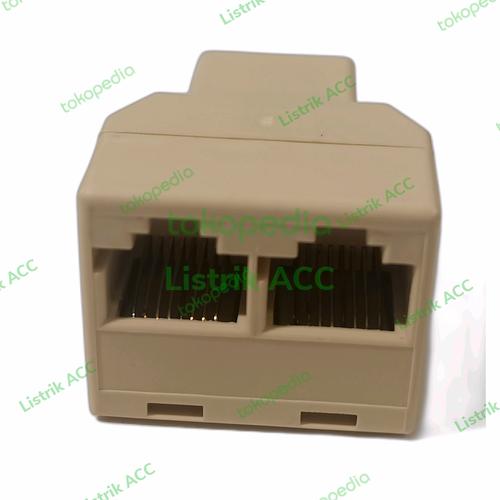 Jual Sambungan T RJ45 / Sambungan 3 way RJ 45 / Sambungan Lan / Cabang ...