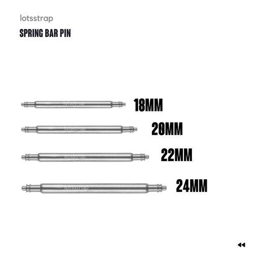 Jual pin spring bar tali jam tangan pengait jam spring pin obeng 20mm ...