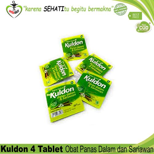 Jual Kuldon Sariawan Strip 4'S Tablet Hisap Panas Dalam Tenggorokan ...