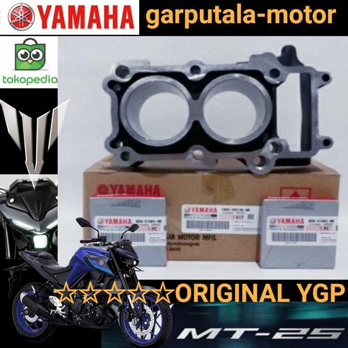 Jual CYLINDER & PISTON RING SET 1WD-WE13E-00 MTN250 MT25 R25 BLOK ...