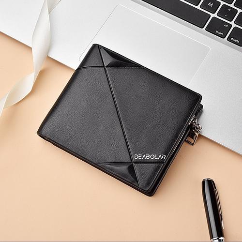 Jual DOMPET LIPAT PRIA KULIT PREMIUM DEABOLAR HITAM MIGUEL WA341B5 ...