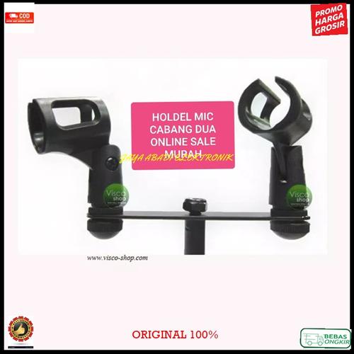 Jual G175 ORIGINAL HOLDER 2 STANDING TIANG CABANG 2 IN 1 2IN1 STAND MIC ...