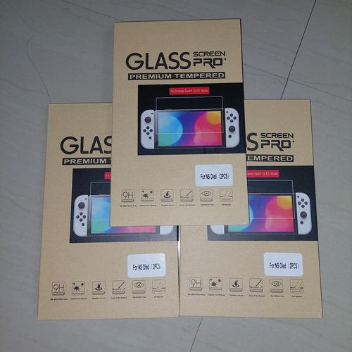 Jual nintendo switch oled tempered glass / tempered glass - oled 1pc ...