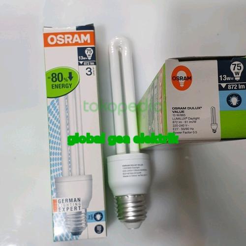 Jual lampu osram dulux value 13w/865 daylight e27 - Jakarta Barat - global gea elektrik | Tokopedia