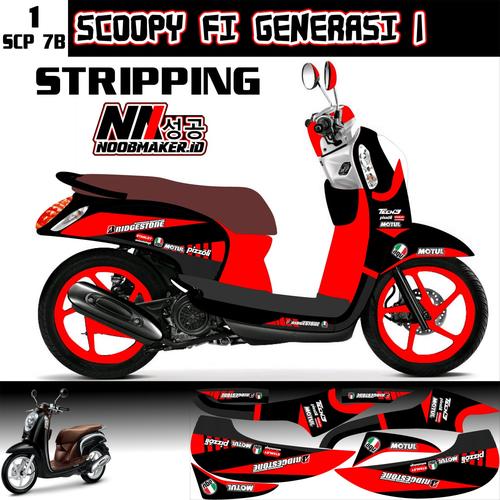 Jual SCP 7B DECAL STICKER SCOOPY FI 2013 2014 2015 2016 RACING - 1-SCP7B - Kab. Demak ...