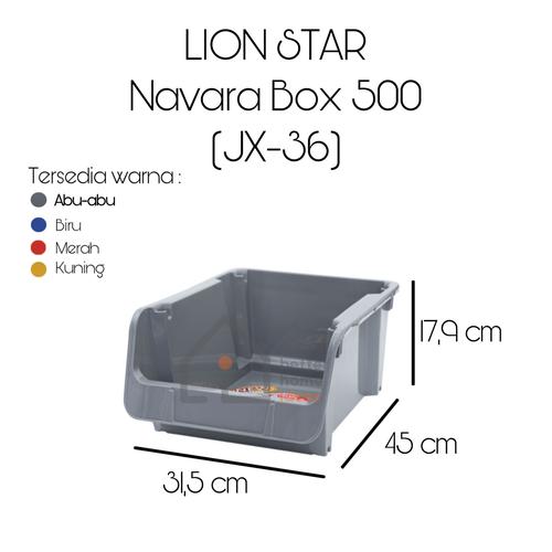 Jual LION STAR Navara Box 500 - Abu-abu - Jakarta Barat - Better Home ...