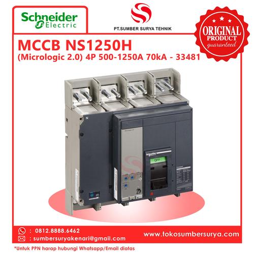 Jual MCCB NS1250H 4P 500-1250A 70kA 33481 Schneider - Jakarta Pusat - SUMBER SURYA store | Tokopedia