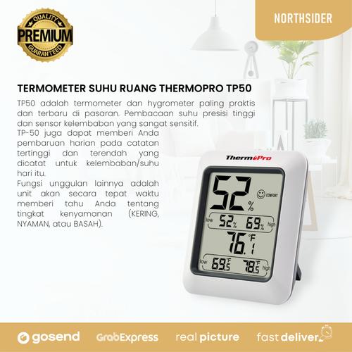 Promo Thermometer hygrometer humidity | termometer suhu ruang Thermopro ...