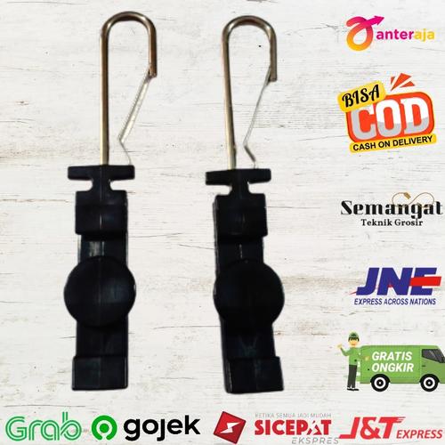 Jual S Clamp Fiber Optic S Clamp Fiber Optik Drop Core FTTH DW FO Clamp ...