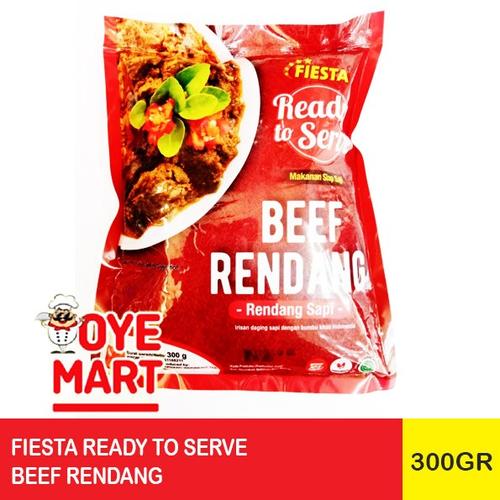 Jual FIESTA READY TO SERVE BEEF RENDANG 300GR / RENDANG SAPI - Kota ...