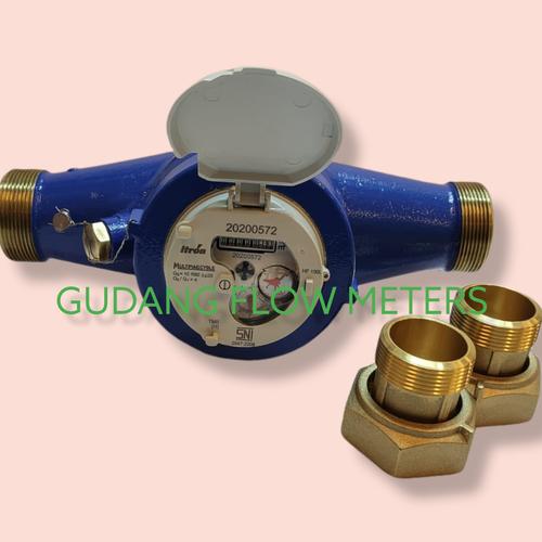 Jual Water meter Itron 1,5 inch Multimag DN40mm | Flow meter itron 1 1/ ...