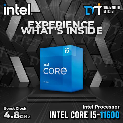 Promo Processor Intel Core i5 11600 12M Cache Up To 4.8Ghz Box Socket ...