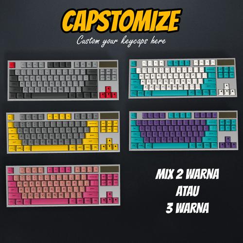 Jual keycaps abs / custom keycaps / keycaps 2 warna / keycaps 3 warna ...