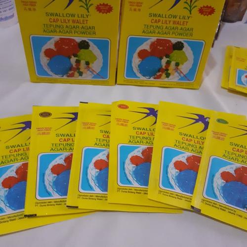 Jual Agar agar swallow globe aneka warna / Agar agar walet per sachet ...