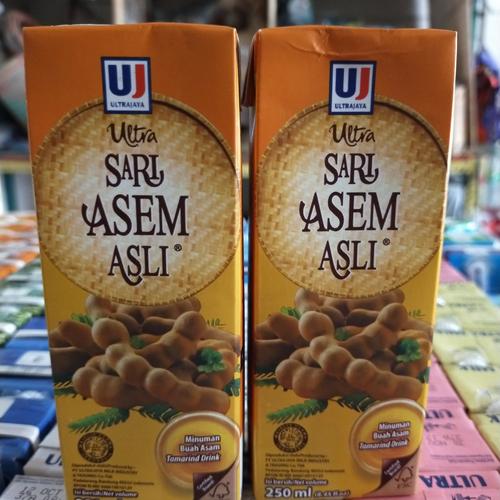 Jual Minuman Sari Asem Asli Cair Kotak 250ml Ultra Tamarind - Kota ...