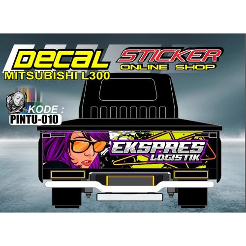 Jual DECAL STIKER PINTU BELAKANG PICK UP L300 MODEL VARIASI - PINTU-010 ...