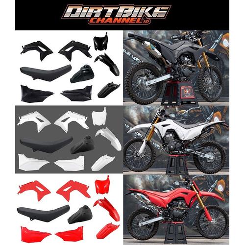 Jual BODY FULL SET CRF 150 L BODY SET CRF 150 HITAM MERAH PUTIH - Body ...