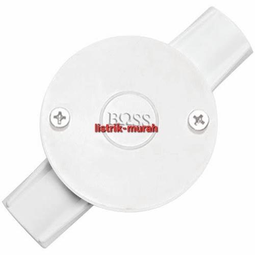 Jual Boss Tdus 20mm Cabang 2 putih Lurus I B240/20/2way Dos Tdos ...