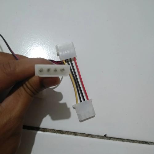 Jual kabel power 4pin molex colokan molex power cable 4pin male female ...