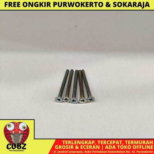 Jual #3 x 30 MM / NM BAUT JF KEPALA RATA PLUS PUTIH PERBIJI - Kab ...