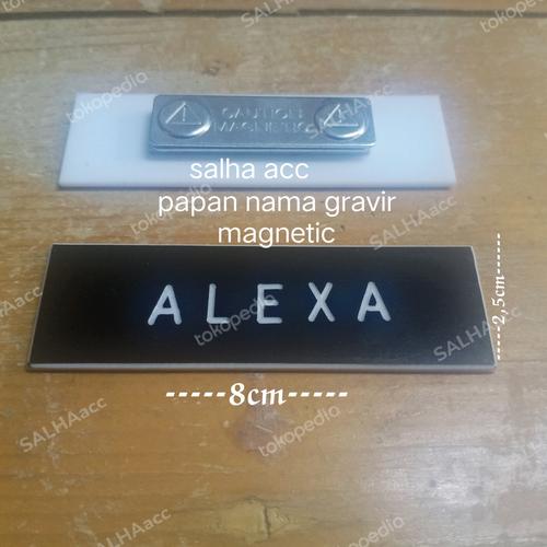 Jual name tag papan nama dada grafir magnetic - Jakarta Barat ...