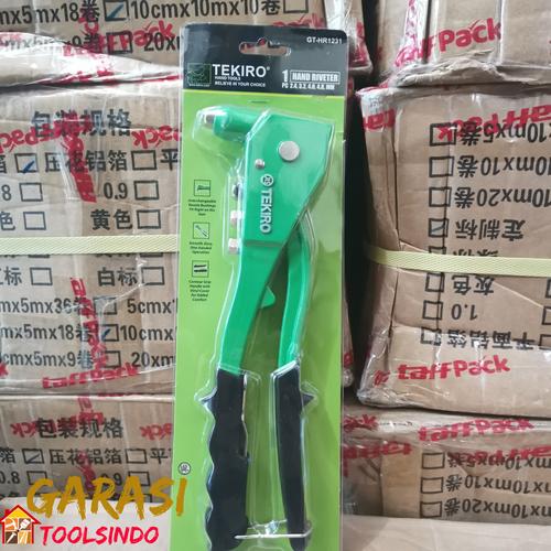 Jual TEKIRO HIJAU TANG RIVET 2.4 - 4.8 HAND RIVETER TEKIRO RIPET TANG ...
