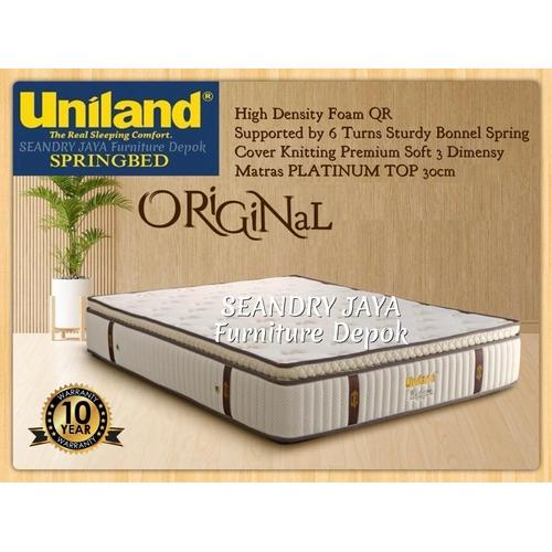 Jual KASUR SPRING BED UNILAND/PLATINUM SINGLE PILLOW TOP/SEANDRY JAYA ...