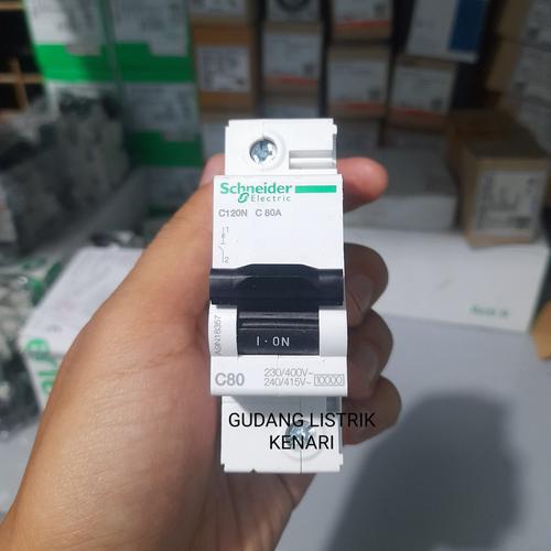 Jual MCB Schneider C120N 1P 80A 10KA - Jakarta Pusat - GUDANG LISTRIK KENARI | Tokopedia
