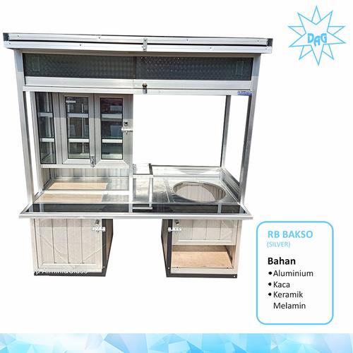 Jual Rombong jual bakso untuk motor bahan alumunium - Rombong Pentol ...