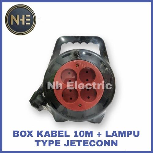 Jual Box Kabel 10M + L Type Jeteconn - Roll Kabel 10M Lampu Type - Box ...