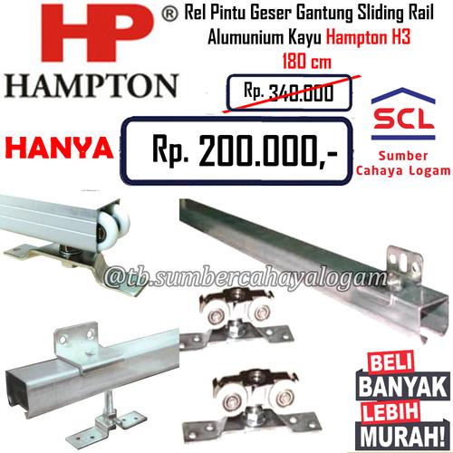 Jual REL PINTU SLIDING GESER GALVANIS BESI TEBAL PANJANG 1.8 METER J3 1 ...