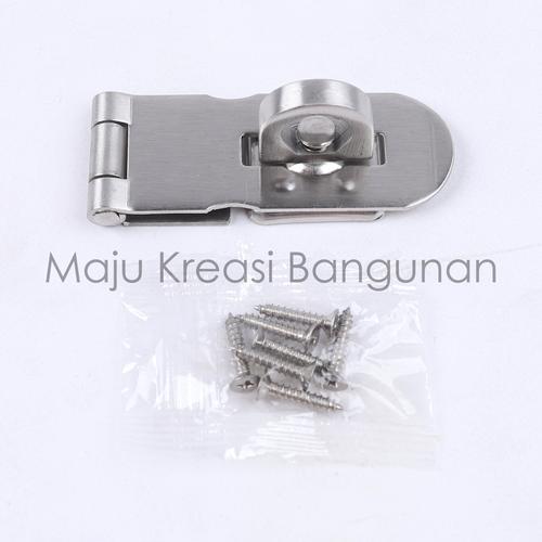 Jual Overpal Gembok SOLIGEN Medium Stainless Grendel Kunci Pintu Hasp ...