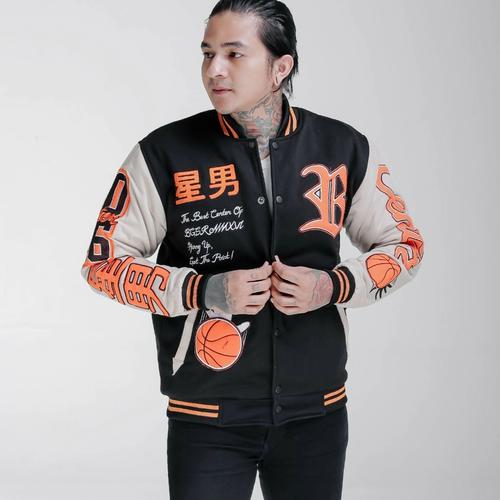 Jual Jaket Varsity Pria Full Bordir Original Distro B - BGSR BONE HELM ...