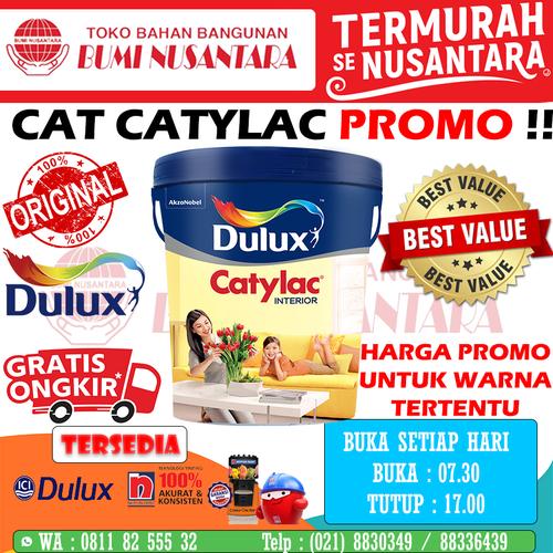 Jual CAT CATYLAC INTERIOR 5KG PROMO CAT TEMBOK DULUX CATYLAC CAT ...