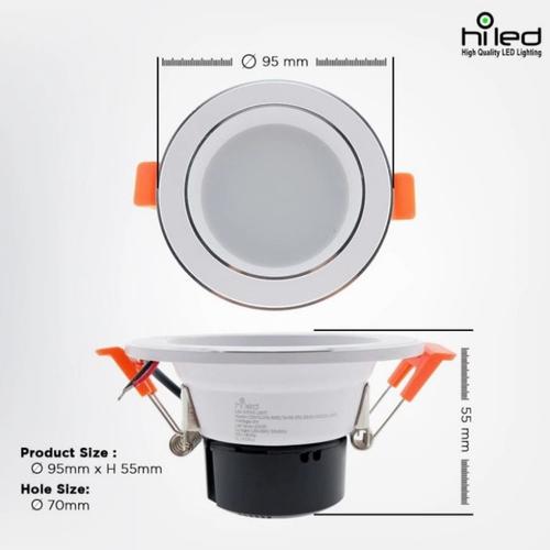 Jual lampu downlight led hi led hemat listrik - 12 watt - Kota Surabaya ...