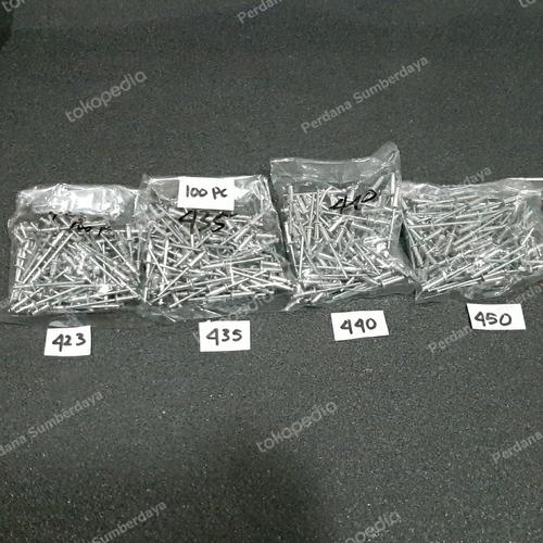 Jual Paku Rivet 3.2 mm 423 435 440 450 Rivetti Isi 100 Pcs / - 450 ...