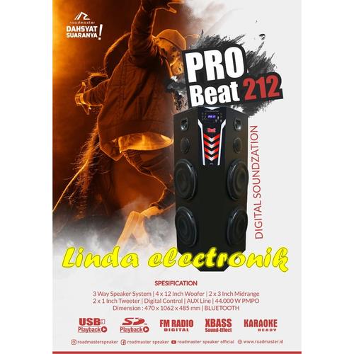 Jual Speaker aktif roadmaster pro beat 212 12 inch double woofer ...